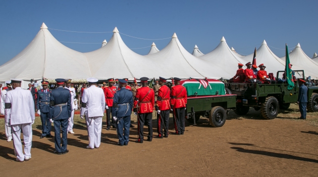 State burial service of the late former President Daniel Moi at Kabarak ...