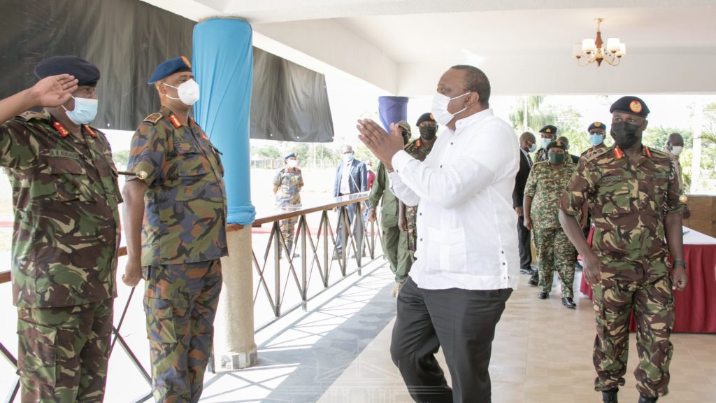President Kenyatta commissions KDF operational vehicles and engineering ...