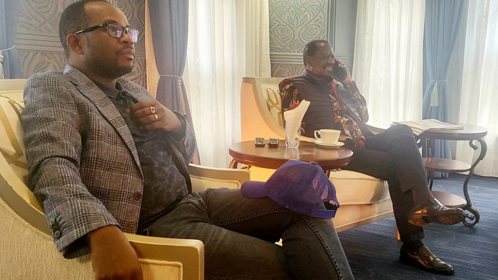 PHOTO: Raila following the Supreme Court proceedings with Silas ...