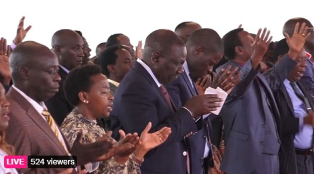 President Ruto hosts prayer and thanksgiving service at State House ...