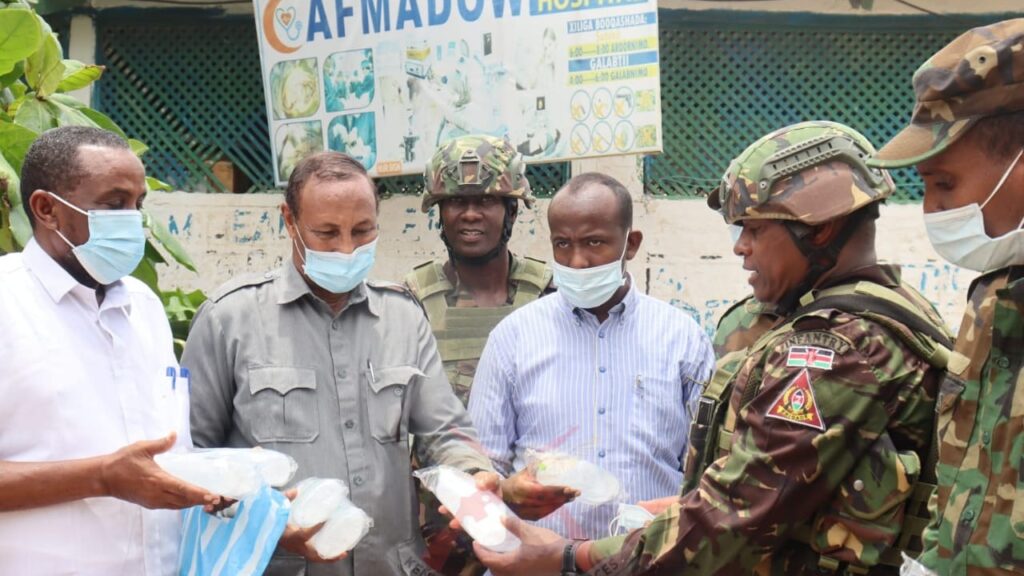 KDF donates medical supplies to Somalia's Afmadhow Hospital as it ...