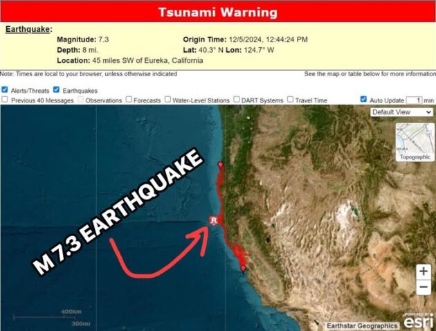 Tsunami warning cancelled after magnitude 7 earthquake strikes ...