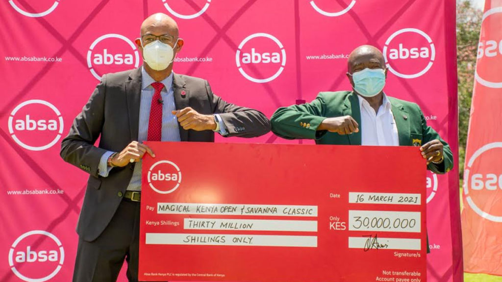 Absa Bank credits Ksh 30mn to Magical Kenya Open and Savannah Classic ...