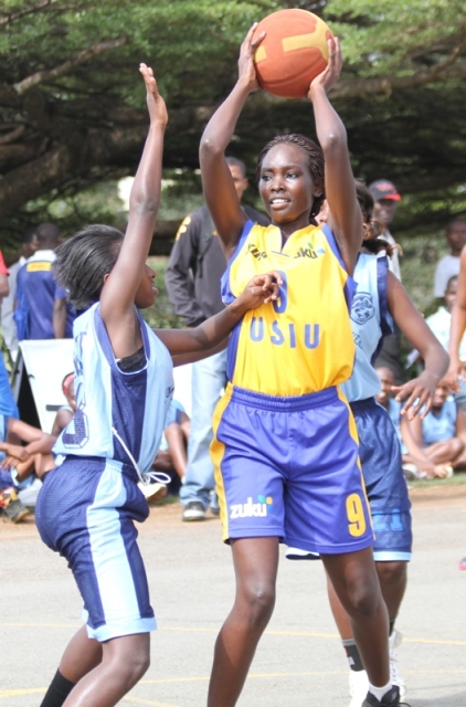 USIU flames in a past game against MKU - The Sauce